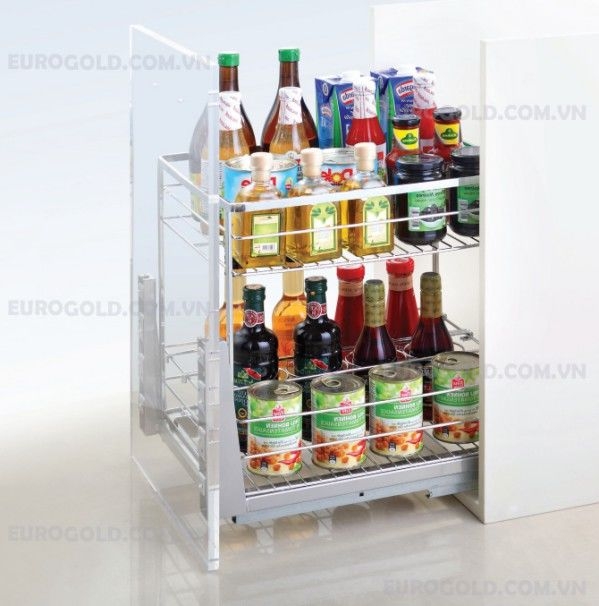 Giá gia vị inox nan mạ crom Eurogold ERO2040B2